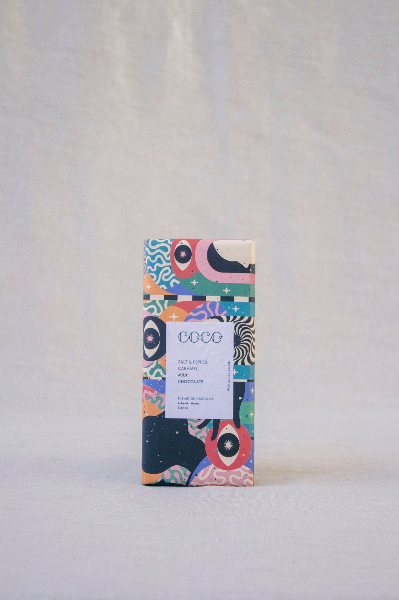 Coco Milk Chocolate Bar | Salt & Pepper Caramel |Ondine Ash